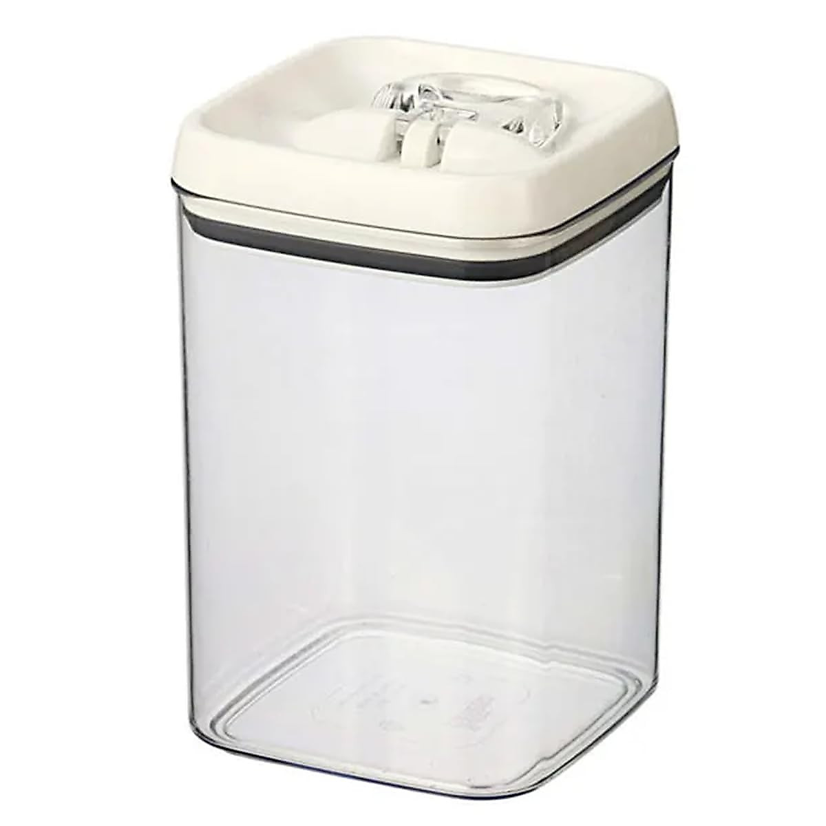Airtight Food Storage Container with Lids, 16 Cup Flip-Tite Square for Dry Food, Flour, Sugar, Soup, Freezer Safe, Microwaveable, White