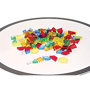 TickiT 9247 Translucent Hollow Pattern Blocks (Pack of 180)
