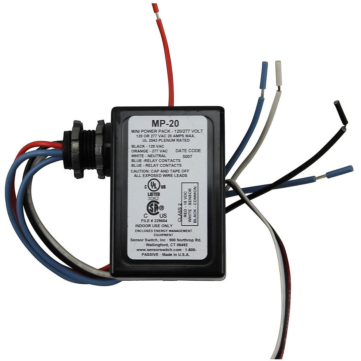 SENSOR SWITCH MP-20 120/277V 20A POWER PACK FOR OCCUPANCY SENSORS