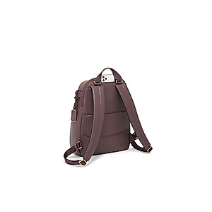 TUMI - Voyageur Hannah Leather Backpack - Dark Mauve