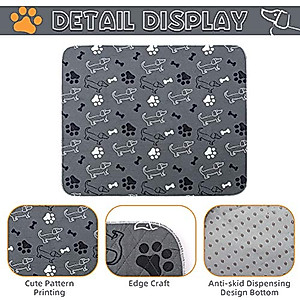 PAWCHIE Washable Pee Pads for Dogs - 2 Packs Large 34" x 41" Non-Slip Reusable Dog Potty Training Mat for Pet Playpen, Super Absorbent Puppy Whelping Pad for Small Medium Large Dogs