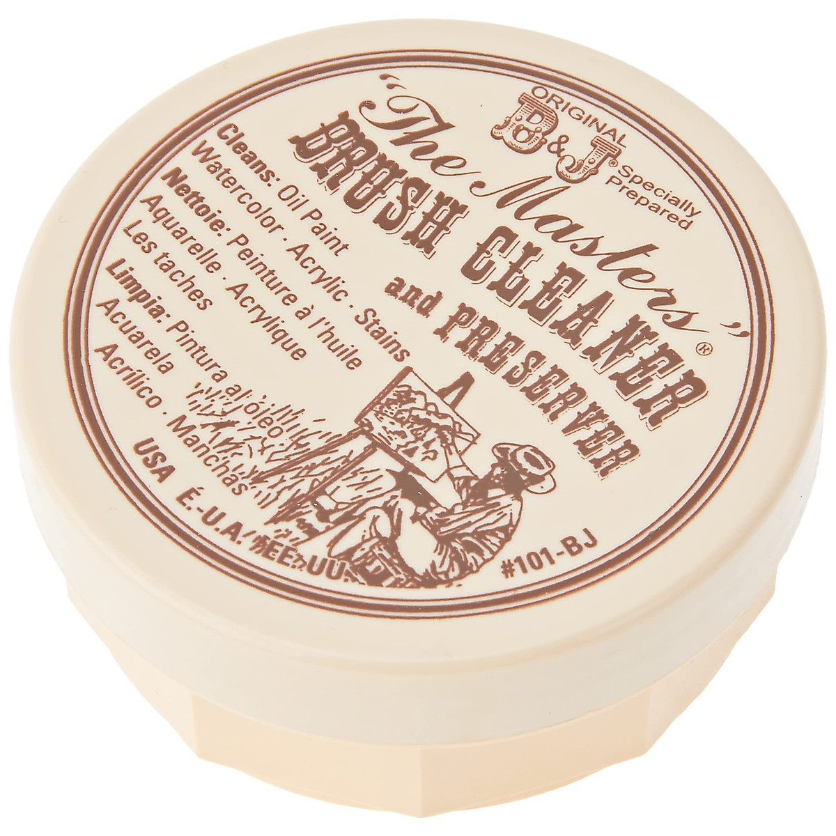 General Pencil Company The Masters Brush Cleaner & Preserver 2.5 0z.