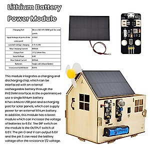 KEYESTUDIO Microbit Smart Home Starter Kit for BBC Micro:bit V2 (Without Micro:bit), MakeCode Blocks & Python Code|Tutorial Guide|Remote Control APP| Solar & Micro USB Charge|RGB, LCD for Kids Coding