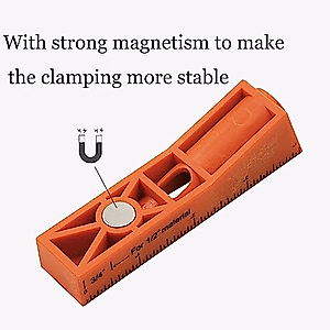 Pocket Hole Jig Kit, Pocket Slant Hole Jig Woodworking Locator Tool for Woodworking Angle Drilling Holes, Angle Carpentry Locator Jig