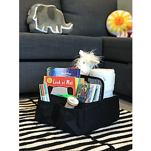 Baby Diaper Caddy and Car Organizer for Accessories: Large Portable Boy or Girl Nursery Storage Bin for Changing Table with Changing Pad: Baby Registry Shower Gift: Baby Stuff