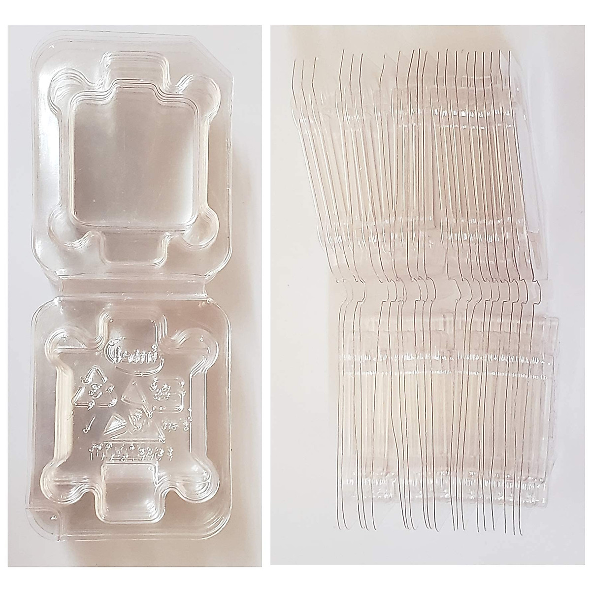 20PCS Computer CPU Case Tray Packaging Clamshell for Intel LGA775 LGA1150/1151/1155 /1156 i3 i5 i7 CPU Protector Cover