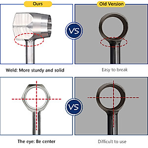 1 X 10-inch Hand Auger Wood Drill, Hexagon Embedded Welding Bushcraft Hand Auger Wrench Scotch Eye Auger Manual Bushcraft Auger Set w/Leather Case Survival Tools -by MinliGUY
