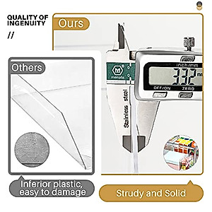 Makeup Organizer Storage With 16 Drawers, 4 Pcs Desktop Office Supplies, Desk Organizers, Clear Desk Accessories, Dustproof Drawer Organizer and Storage for Make Up, Jewelry, Pen, Desktop Stationary