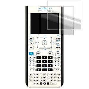[2 Pack] Tempered Glass Screen Protector, for TI-nspire CX II Graphing Calculator [9H Hardness] 0.33 mm Thick, Impact and Scratch Protection
