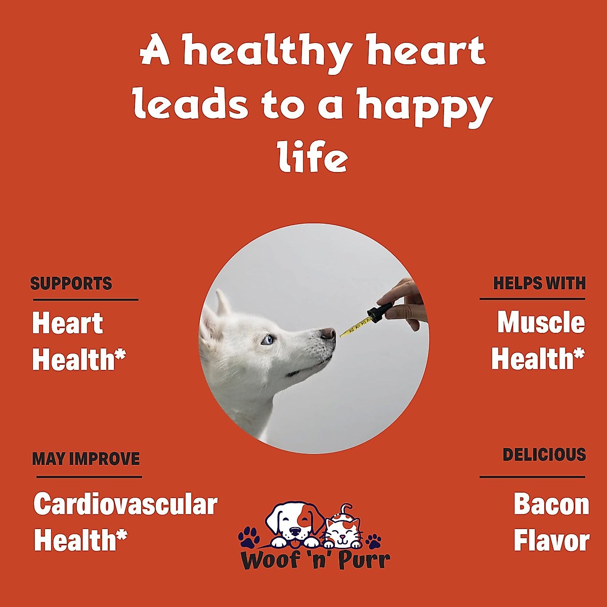 Dog Heart Health - Helps to Support Cardiovascular Function & Overall Heart Health - Dog Heart Supplements - Heart Supplements for Dogs - Cardiac Support for Dogs - Heart Health for Dogs - 1 fl oz