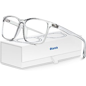 OIAMIK Blue Light Blocking Glasses: Computer Reading TV Phones Gaming Glasses Anti Eyestrain Blue Light Glasses for Woman/Men Anti UV Glare Eyeglasses (Gray)