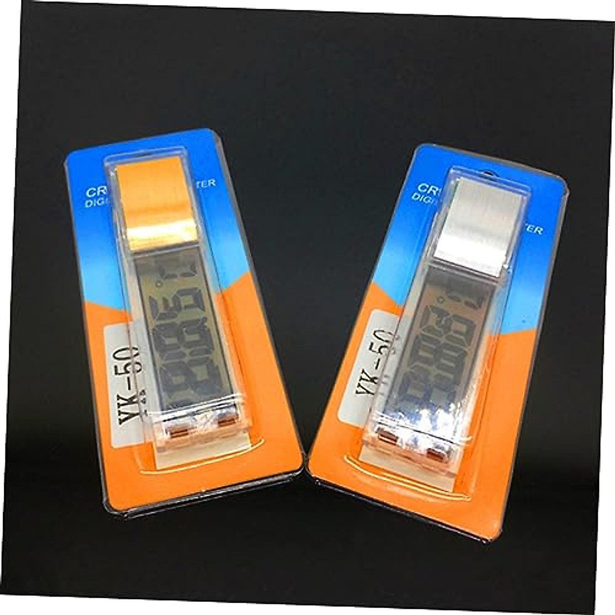 Aquarium Temperature Gauge Aquarium Sticker Fish Tank Water Temperature Meter LCD Digital ABS Reptile 3D Water Temperature Gauge POPETPOP