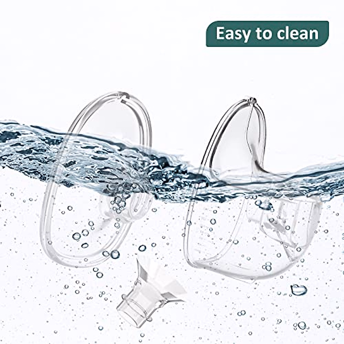 MomMed Flange Insert 17mm for MomMed/Momcozy/Tsrete 24mm Breast Shields/Flange, 17 mm Flange to Reduce 24mm Nipple Tunnel Down to 17 mm, 1Pack