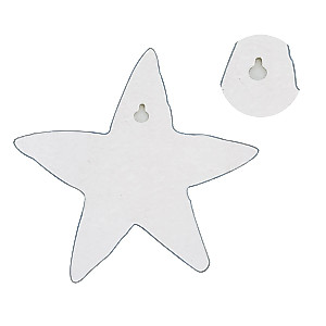 Bownew Resin Ocean Theme Wall Decor Hanging Coastal and Beach Style Wall Decorations for Bathroom Living Room and Outdoor Area, Starfish