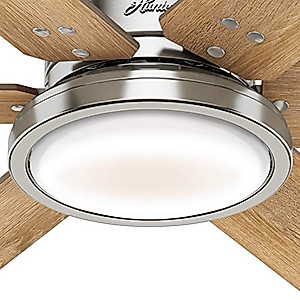 Hunter Fan Company 59398 Warrant Ceiling Fan, Brushed Nickel Finish