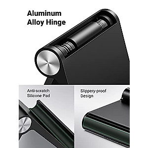 UGREEN Portable Cell Phone Stand Black Bundle with White Cell Phone Stand Compatible with iPhone 14 Pro 14 Plus13 Pro Max 12 11 SE XS, Galaxy S22 S21