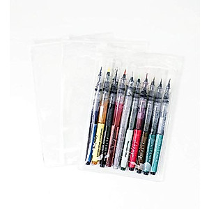 Altenew Medium Plastic Storage Pouches, Luscious, Thick, Zipper Included, Crafter's Organizing Supplies, 25 Count