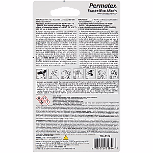 Permatex 81844 Professional Strength Rearview Mirror Adhesive