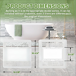 85315000 Replacement Ventilation Fan Grille Lens for Broan Nutone 763RL 769RL Bathroom Vent Exhaust Fan Cover Replacement Parts