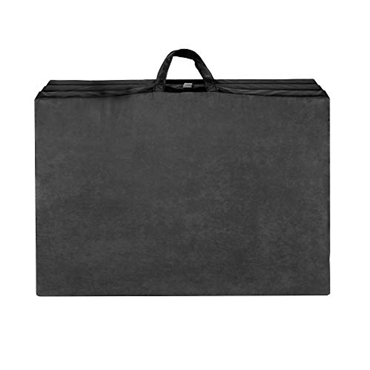 American Furniture Alliance Hide A' Mat 3.5 x 35 x 77 inch Twin TriFold Mattress Mesh/Suede, Black