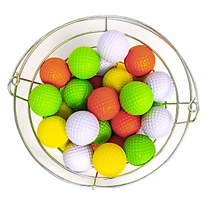 Jef World of Golf Foam Practice Balls (42 Multi-Colored Balls)