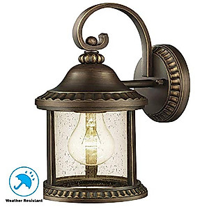 Home Decorators Collection Cambridge Outdoor Essex Bronze Medium Wall Lantern