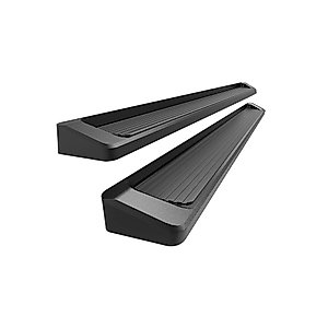 APS 6in Black Running Boards Compatible with Ford Ranger SuperCrew Cab 19-23