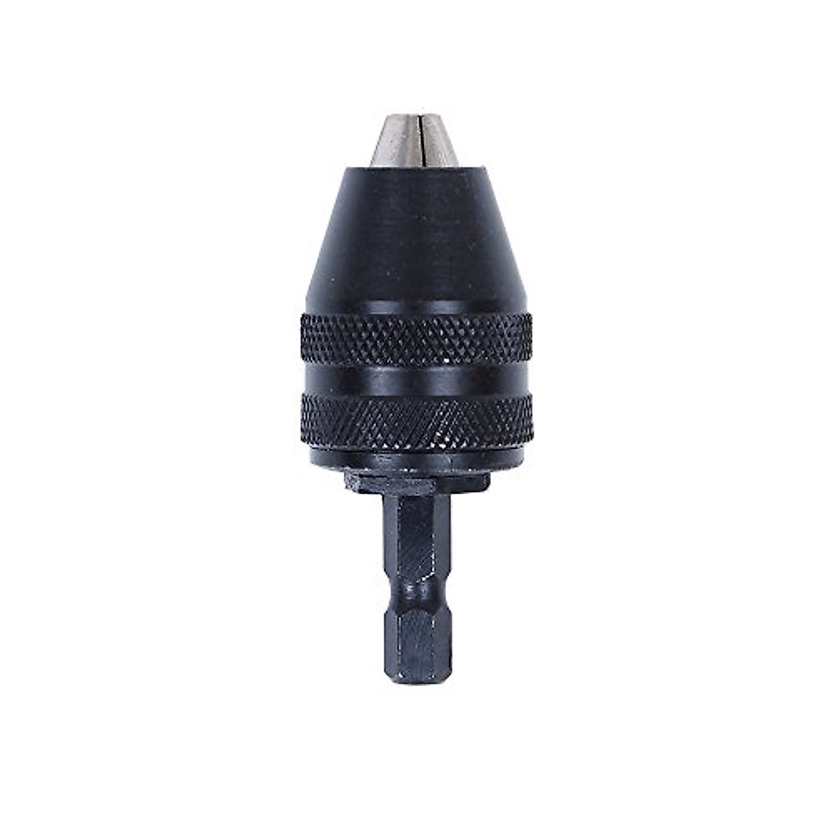 AUTOTOOLHOME 1/4-inch Hex Shank Keyless Drill Chuck Quick Change Adapter Power Screwdriver to Drill Converter Conversion Conversion Tool