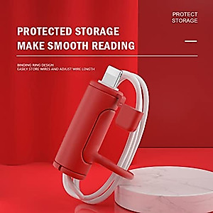 BGNTBUK Type C Magnetic Cable Fast Charging 10 Ft Soft Silicone Data Cable Cover Suitable for Charging Cable Charger Cover Compatible with Lgv60 Charger