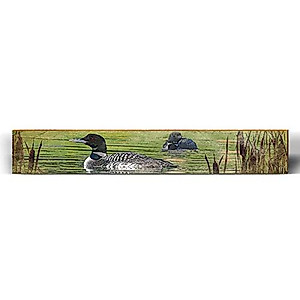 Mill Wood Art Floating Loon Large Piece | Size: 9.5" x 60"