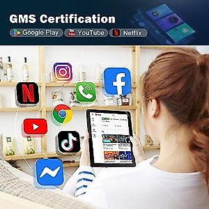 Tablet 10 inch Android Tablets, Android 11 Google Certified Tablet with Case Included, 3GB RAM 64GB ROM 512GB Expand, WiFi Tablet 10" IPS HD Touch Screen Dual Camera Long Battery Life