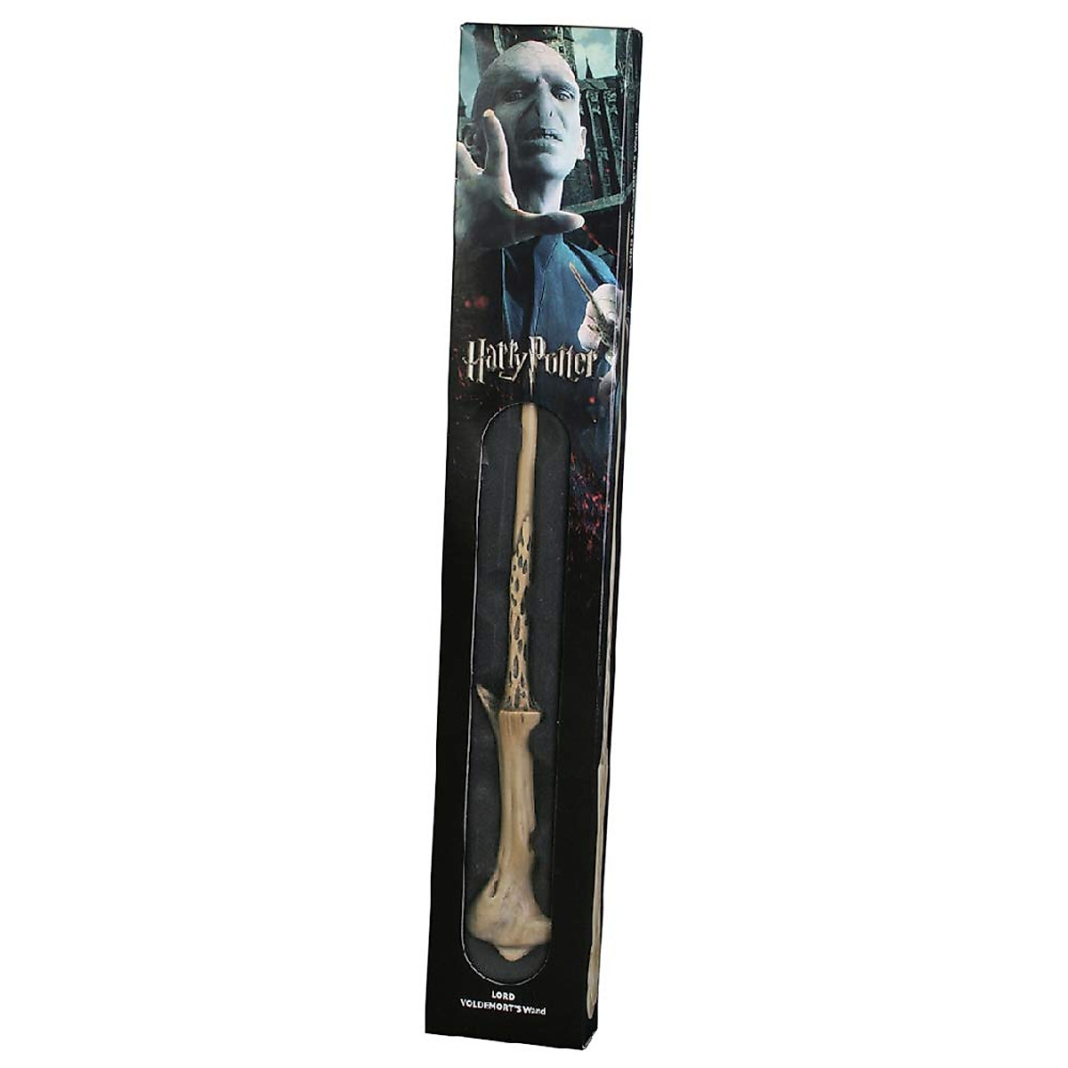The Noble Collection - Lord Voldemort Wand in A Standard Windowed Box - 15in (37cm) Wizarding World Wand - Harry Potter Film Set Movie Props Wands