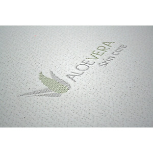 Christies Home Living 8-Inch Memory Foam Mattress Covered in a Soft Aloe Vera Fabric, Twin