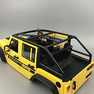 KYX Racing ABS Hard Body w/Convertible Top for 1/10 RC Crawler SCX10 II 313mm Wheelbase Car Body Shell, White