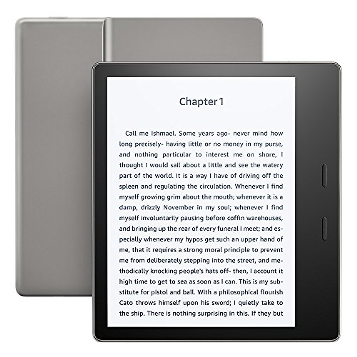Kindle Oasis E-reader (Previous Generation - 9th) – Graphite, 7" High-Resolution Display (300 ppi), Waterproof, Built-In Audible, 32 GB, Wi-Fi - with Special Offers (Closeout)