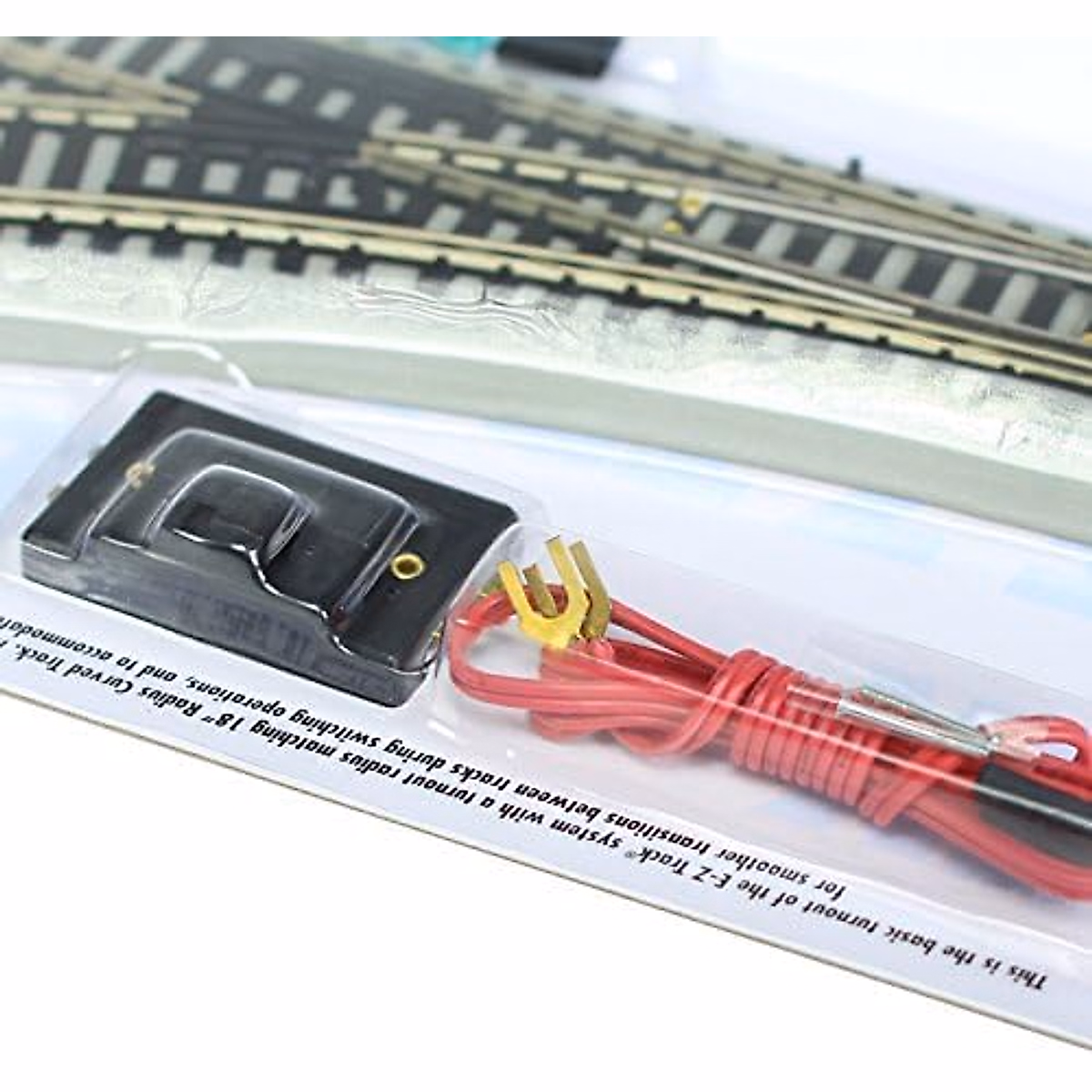 HO Scale Bachmann Trains Snap-Fit E-Z Track Remote Turnout - Left