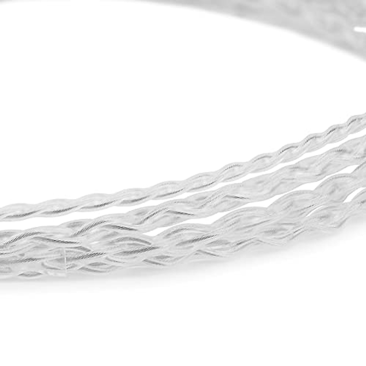 GEEKRIA Apollo Silver-Plated Audio Cable Compatible with Sennheiser HD25, HD25-1 II, HD25-C, 3.5mm (1/8'') Replacement Headphones Cord for Hi-Resolution Audiophile, HiFi Headset (5ft/1.5m)