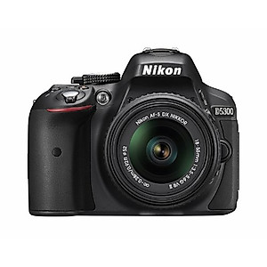 Nikon D5300 24.2 MP CMOS Digital SLR Camera with 18-55mm f/3.5-5.6G ED VR II Auto Focus-S DX NIKKOR Zoom Lens - International Version (No Warranty)