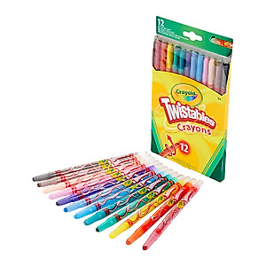 CRAYOLA CrayolaTwistables Crayons, Pack of 12 - Multicolour