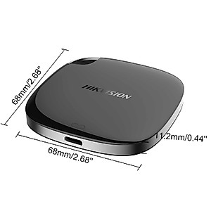 Hikvision T100I Portable External SSD 1TB 1024GB, Solid State Disk Hard Drive, USB 3.1 Type C State Drives, for Disk for Laptop Storage Device