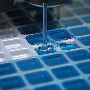 Dutailier Erie TechnoGel 2234 Wooden Glider Multiposition-Lock Recline, Espresso/Light Grey