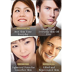 Eumora Classic egA Bar (Box of 4), Facial Cleansing Moor Clay Soap. Organic Face Wash for Anti-Ageing, Wrinkles, Fine Lines, Lifting, Firming. All Natural SLS-Free Face Detox Cleanser for Men, Women.