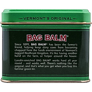 Vermont's Original Bag Balm for Dry Chapped Skin Conditions 8 Ounce Tin