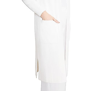 Barefoot Dreams Women's Cozy Chic Ultra Lite Long Cardigan, Pearl, White, M