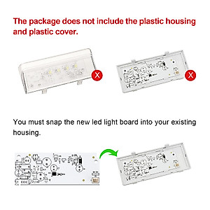W10515057 LED Light Board Compatible With Refrigerator WPW10515058 W10515058 W10465957 Replacement