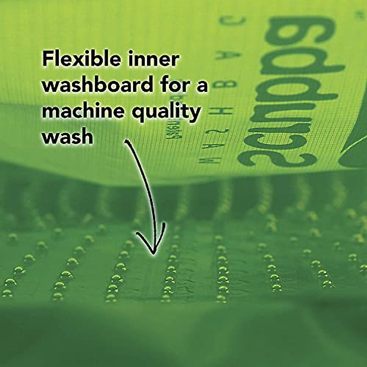 Scrubba Portable Wash Bag – Foldable Hand Washing Machine for Hotel and Travel – Light and Small Eco-friendly Camping Laundry Bag for Washing Clothes Anywhere Green Green 6.3" x 2.4" x 2.4"