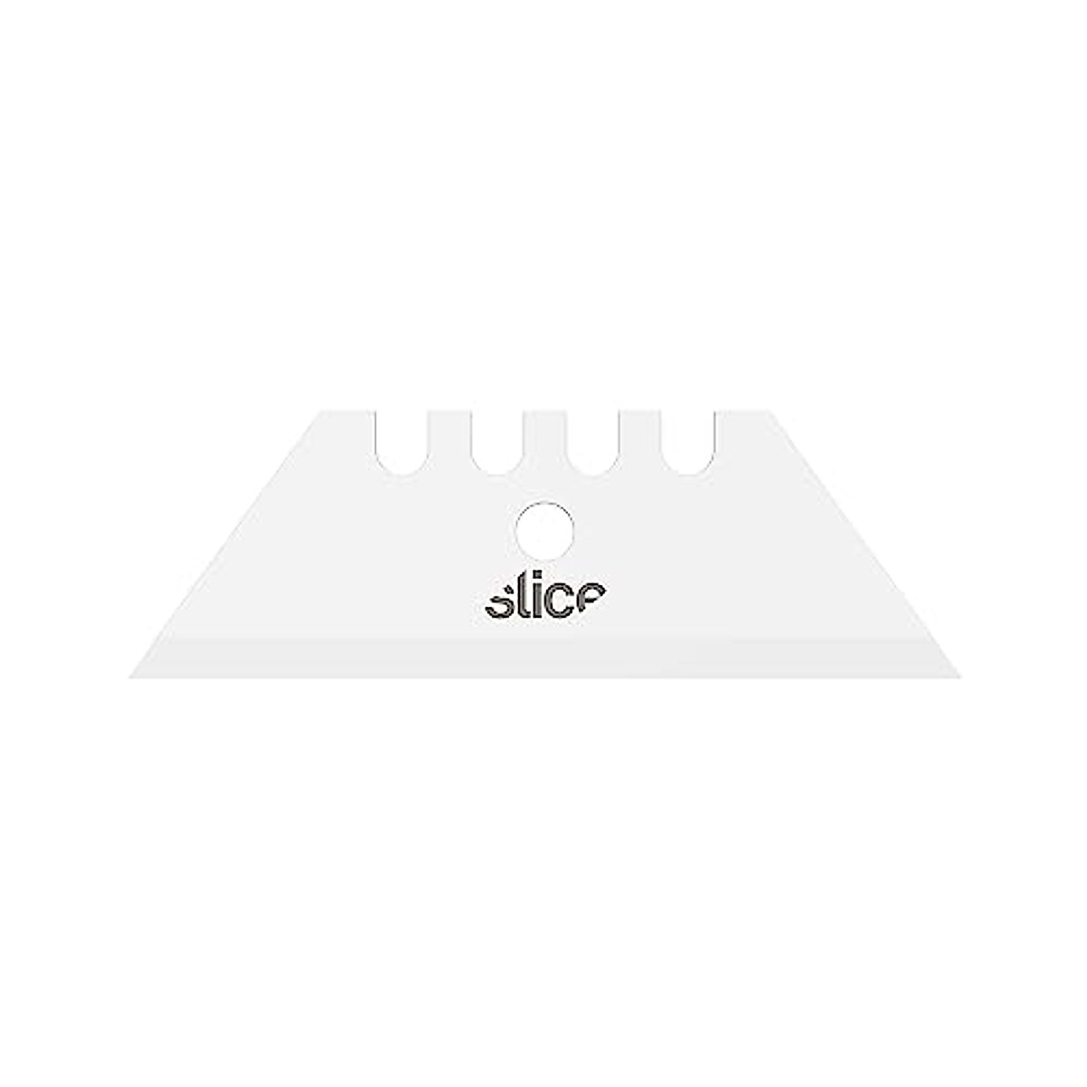 Slice 10525 Ceramic Utility Blades (Pointed Tip), True Safety Blades, Finger Friendly, Safe to Touch, 11x Longer Lasting Than Metal, Double-Sided Blades Extend Blade Life, Never Rusts (2 Blades)