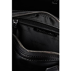 Calvin Klein Porter Satchel Black/Silver One Size