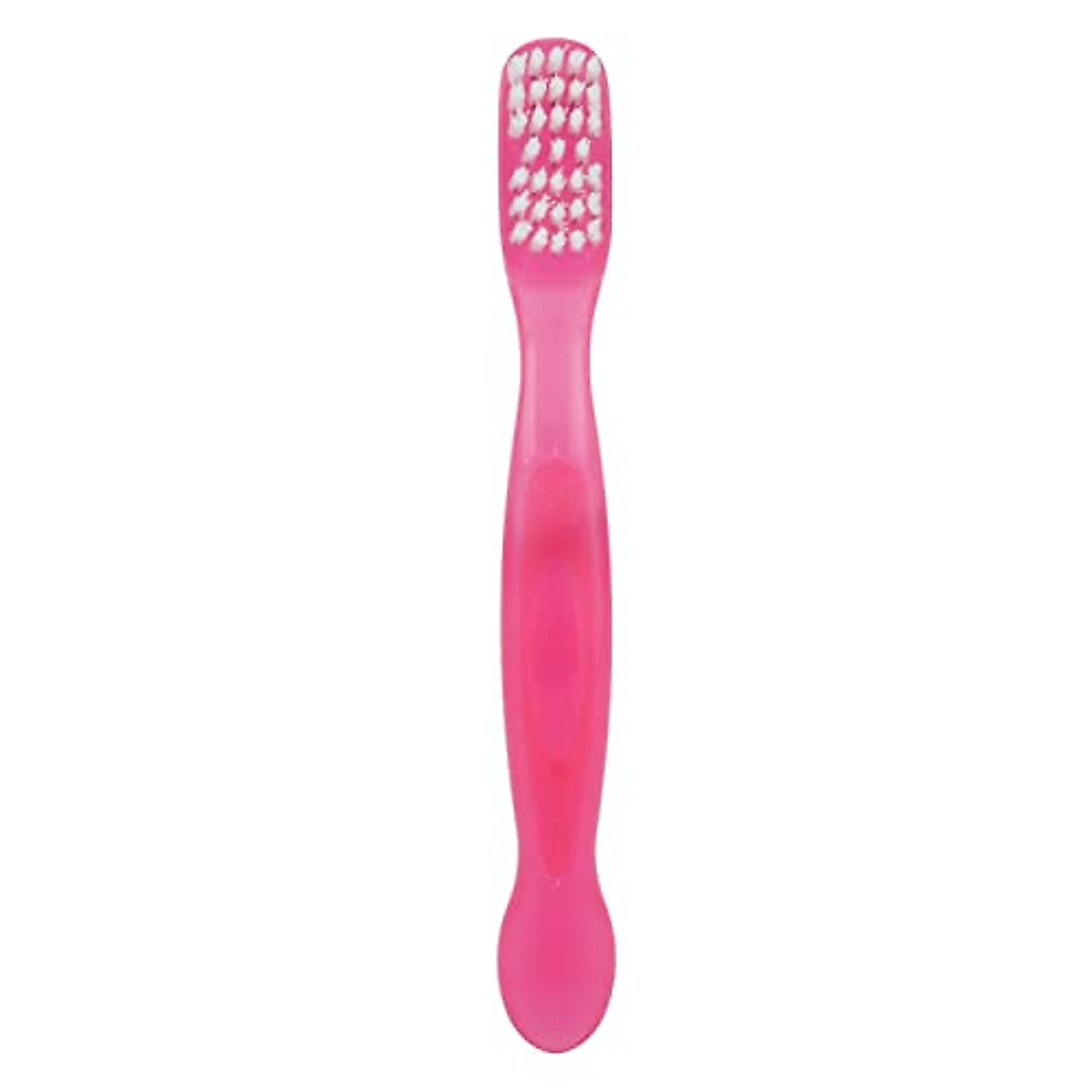 Denture Brush, Doublesided Safe Ergonomic Denture Brush for Home Travel (Pink)