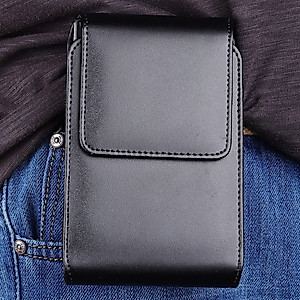 Ranyi for Microsoft Surface Duo 2 Case, Microsoft Surface Duo Case, PU Leather Wallet Pouch Holster Case with [Belt Clip] Magnetic Closure Wallet Holster Protection Case for Microsoft Surface Duo 2